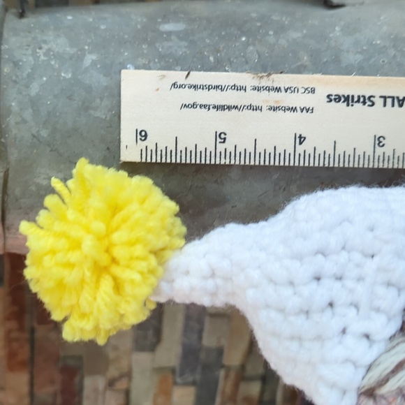 Hand Crafted | Art | Short Fat Crochet Gnome Lovable Cute Dwarf | Poshmark